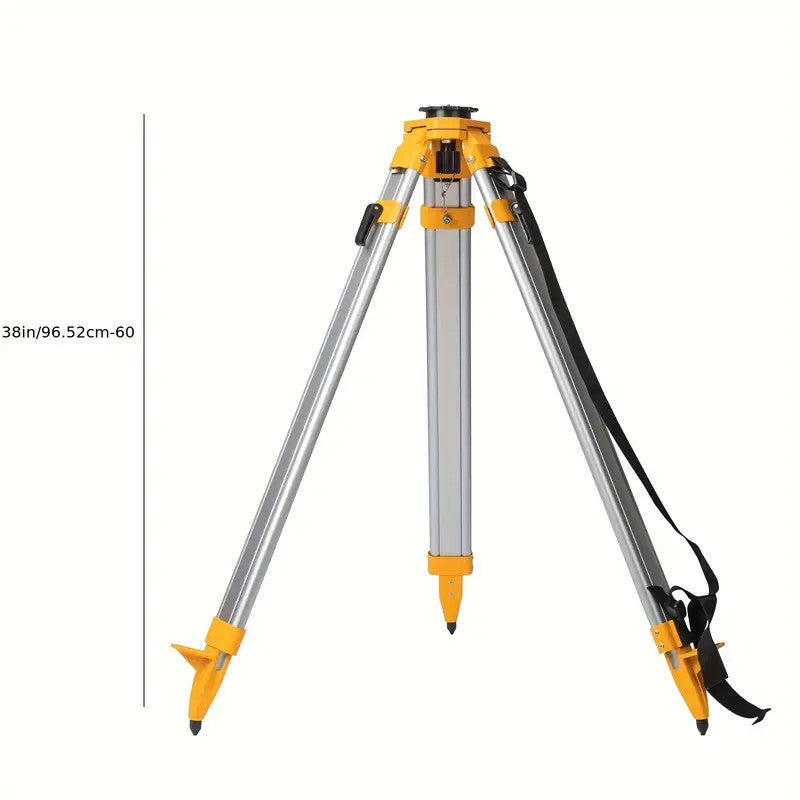 HUFY Aluminum Tripod with Adjustabe Legs, Heavy Duty Contractor Tripod