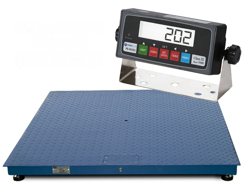 10 k lbs Platform Pallet Floor Scale with 1 ramp & Indicator
