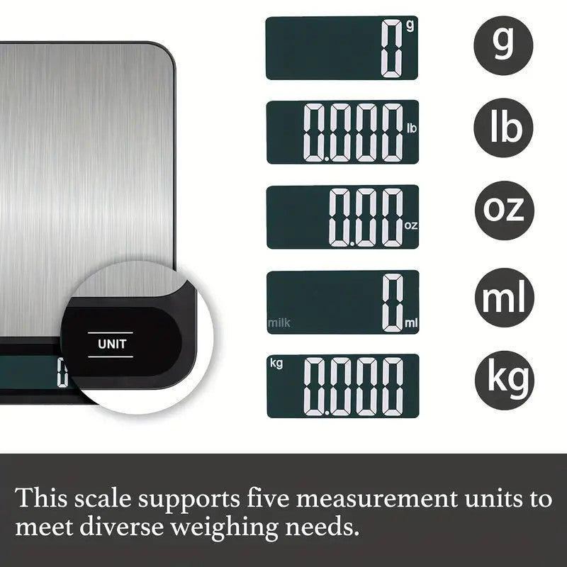 Food Scale, 10kg/22lb Digital Kitchen Scale Weight Grams And Ounces Fo