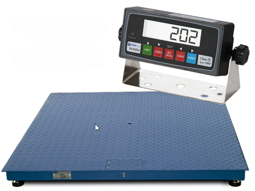 10k lbs x 1 lb 4' x 4' Pallet Floor Scale | PS IN202 Indicator | Scale ...